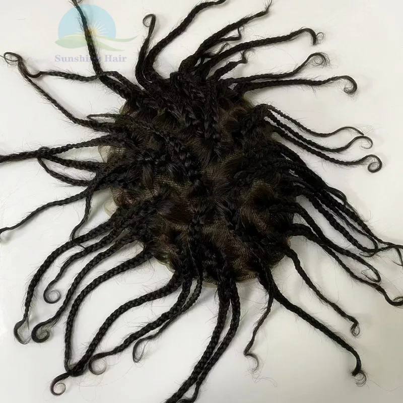 Wholesale Box Braid Hairstyles hd Lace Frontal Wig Men Indian Remy ...