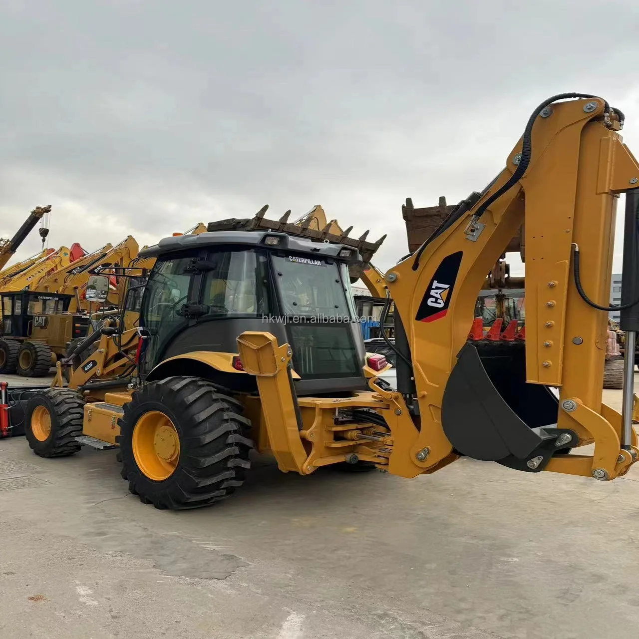 Original Japan Caterpillar Backhoe Loader 420F Used CAT Construction ...