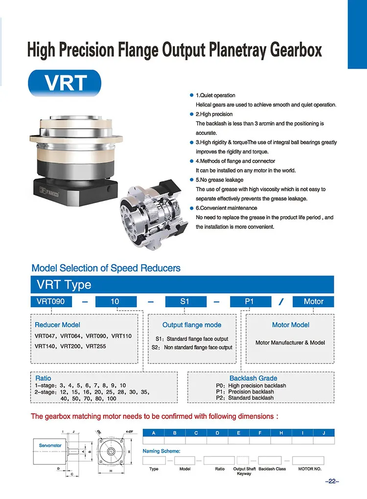 Tqg Vrt Series High Quality Planetary Gearbox Reducer High Speed Nema 34 Planetary Gearbox - Buy ...