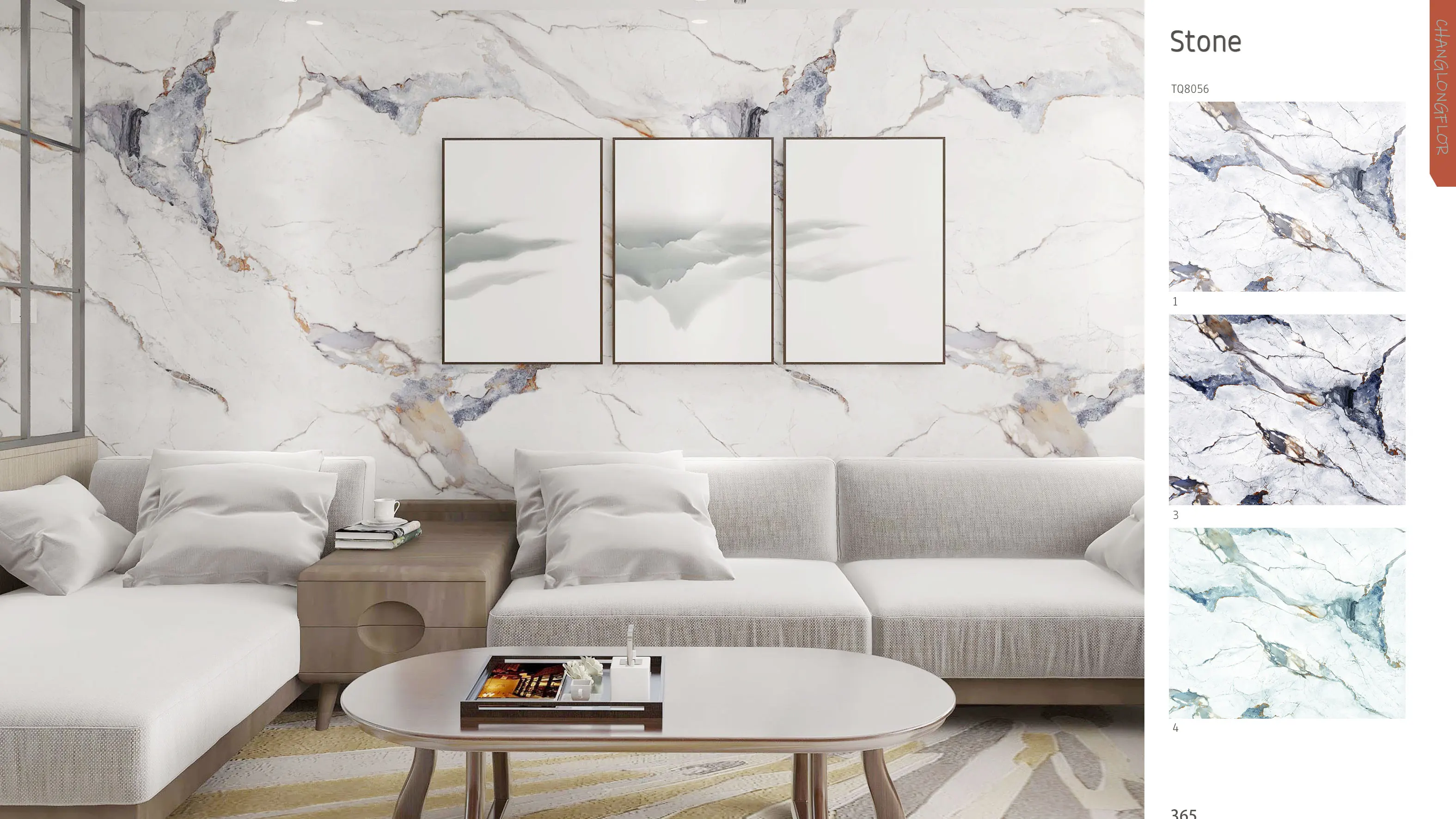 Vinyl Wallpaper Marble Design For Living Room Wall - Buy Vinyl ...