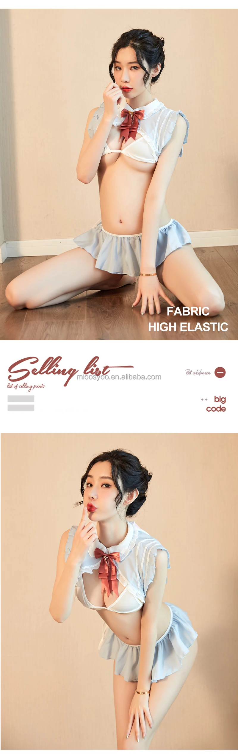 Sexy Underwear Sexy Three-point Student Suit Sailor Suit Cute Soft Cute Rabbit Ear Uniform ...