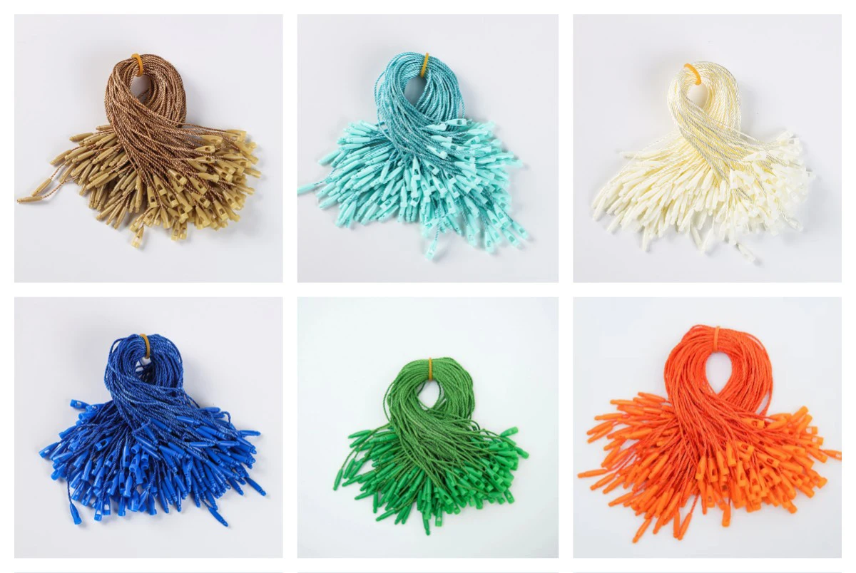 20cm Reusable Colourful Clothing Hangtag Strings Rope for Garments ...