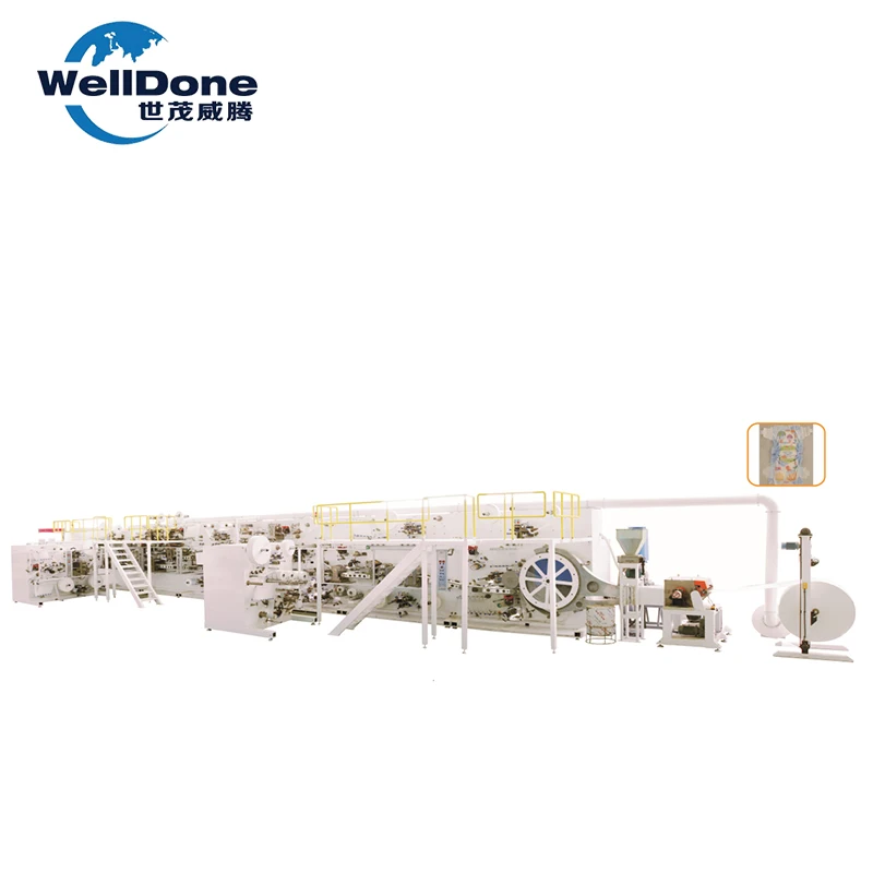 Welldone Baby Diaper Machine - Advanced Design & Full Servo