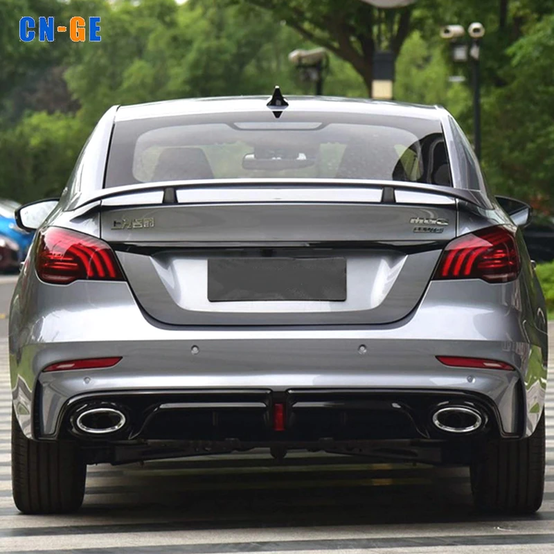 Car Wing Spoiler for MG MG6 2017-2021 ABS Plastic Car Trunk New Spoiler ...