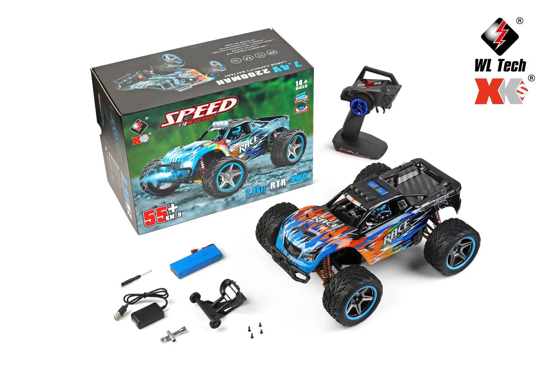 The Latest Wltoys Rc Car 104009 1/10 Scale 100 Km Speed Race Rc Hobby ...