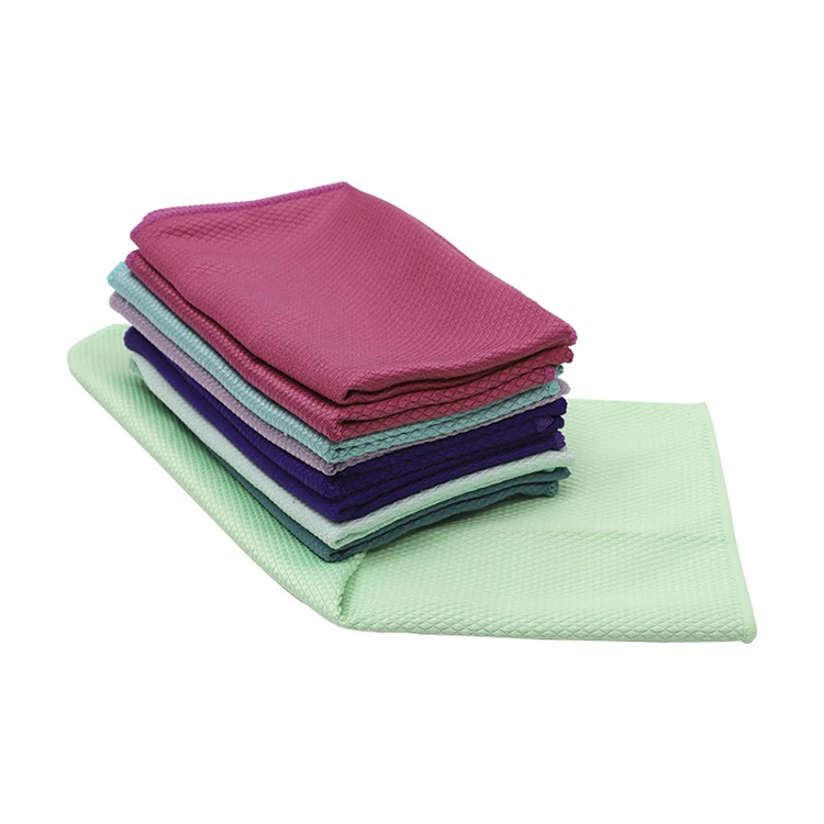 Nano Fiber Blue Glasses Fish Scale Wipe Cleaning Cloth Towels With ...