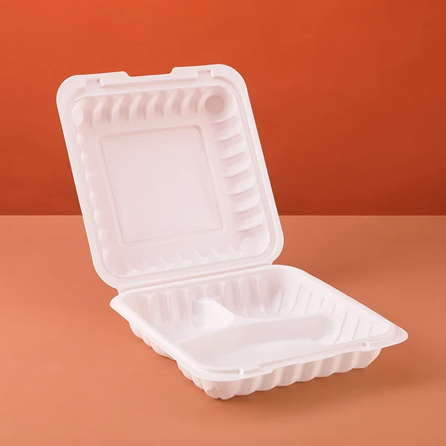 DG 6x6 6x9 8x8 9x9 Inch MFPP Hinged Container to Go Boxes