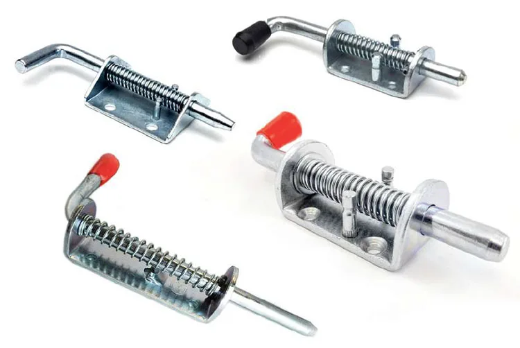 Heavy-duty Spring-Loaded Bolt Latch with Keeper for Villa