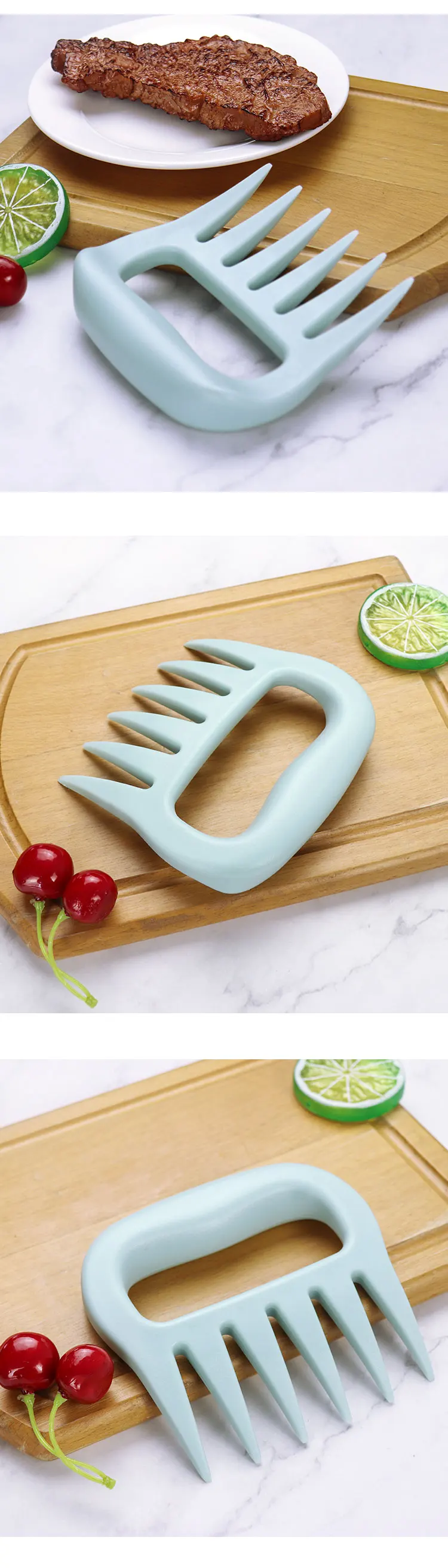 Plastic Meat Claws Pulled Pork Kitchen Gadget Barbecue Meat Shredder ...