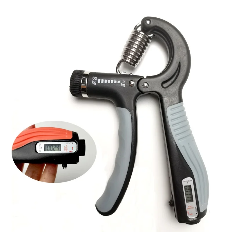 Smart Counting Automatic Adjustable Hand Gripper Exerciser Fitness ...