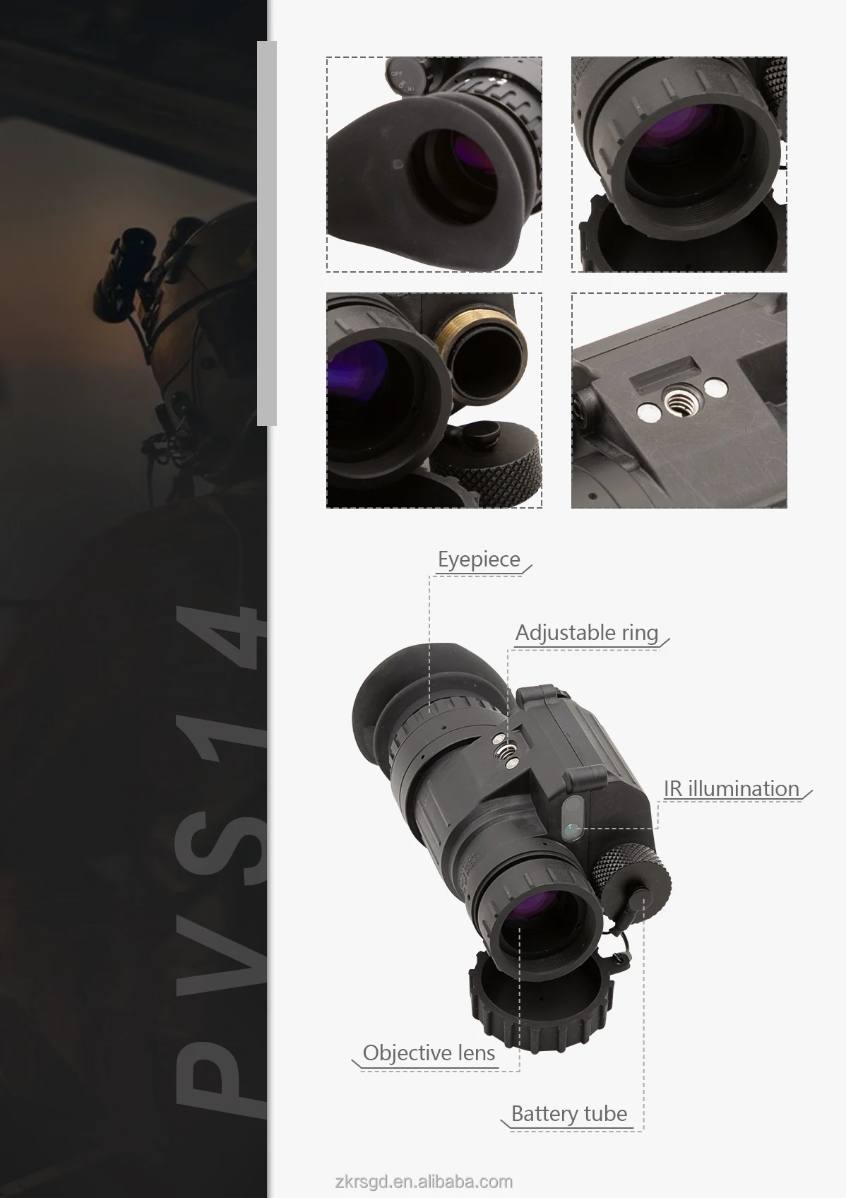 Cheap Gen3 Image Intensifier Tube for Night Vision Monoculars