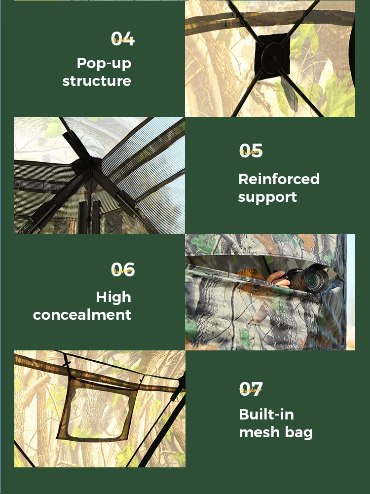 Climbing External Visual Bird Watching Tent Waterproof Quick-opening ...