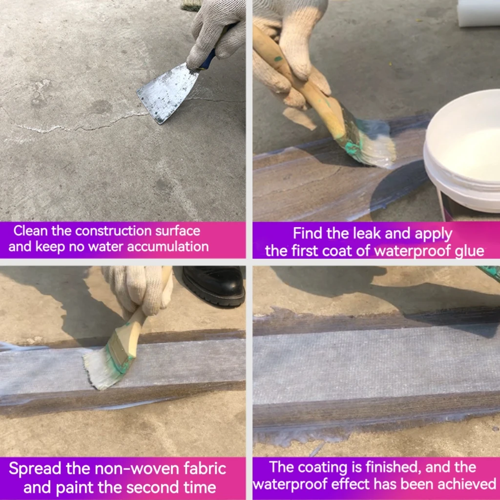 Polyurethane High Elastic Modified Asphalt Liquid Waterproof Paint ...