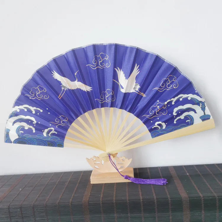 Custom Logo Handle Fans - Durable & Stylish Bamboo Fans