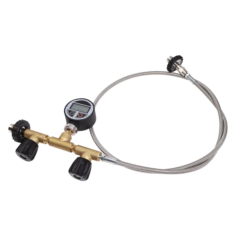 Din 200bar 300bar Flow Control Digital PG Metalsub Oxygen Equalizer by HPAT