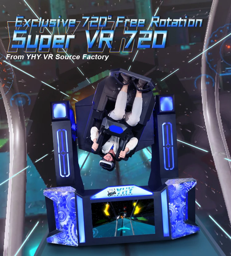 720 Design VR Headset for Flight Simulator - 9D Game Machine