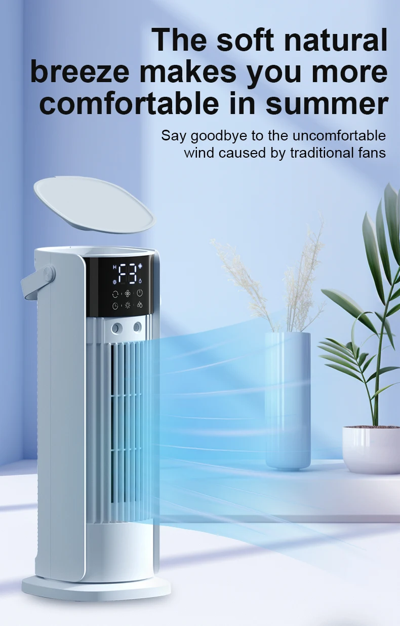 Conditioner Dehumidifier USB Charging - Smart Air Cooler Fan