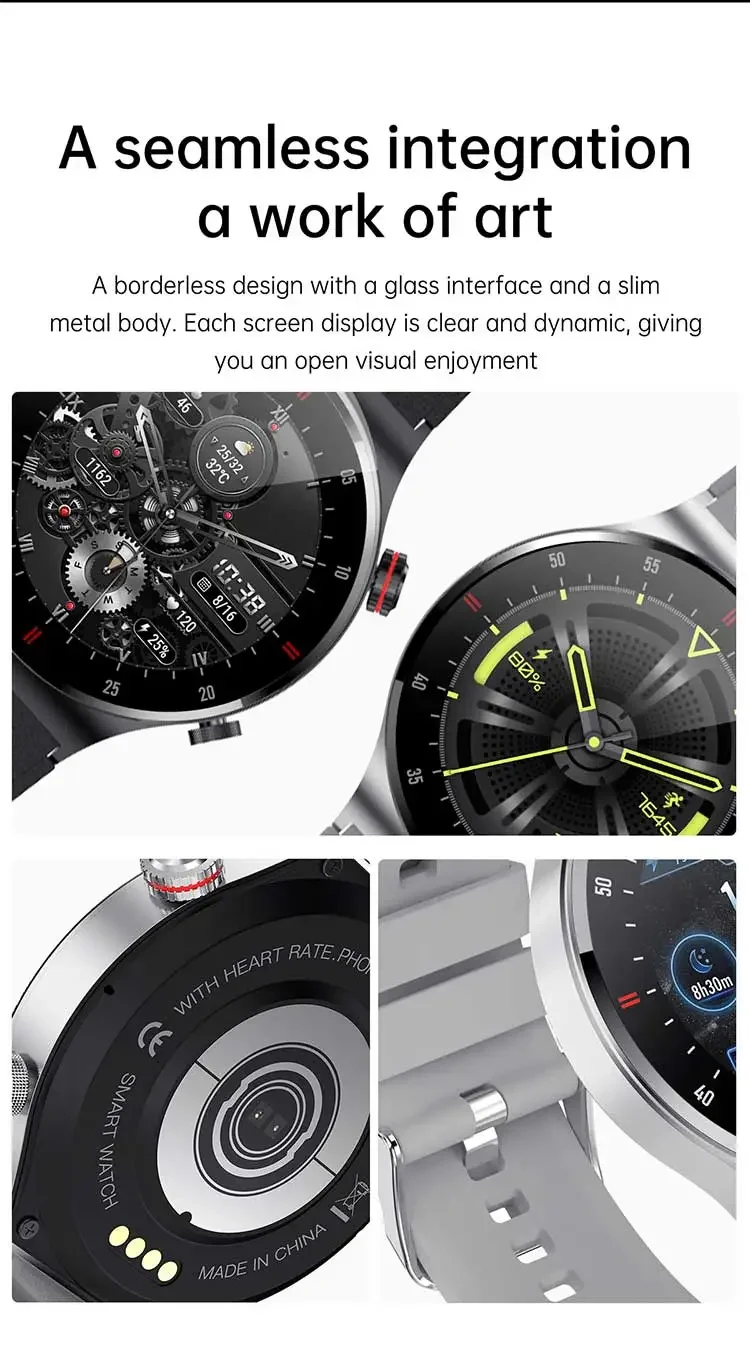 2023 New Sport Tracker Wearable Devices Qw33 Smart Watch Men Full Touch ...