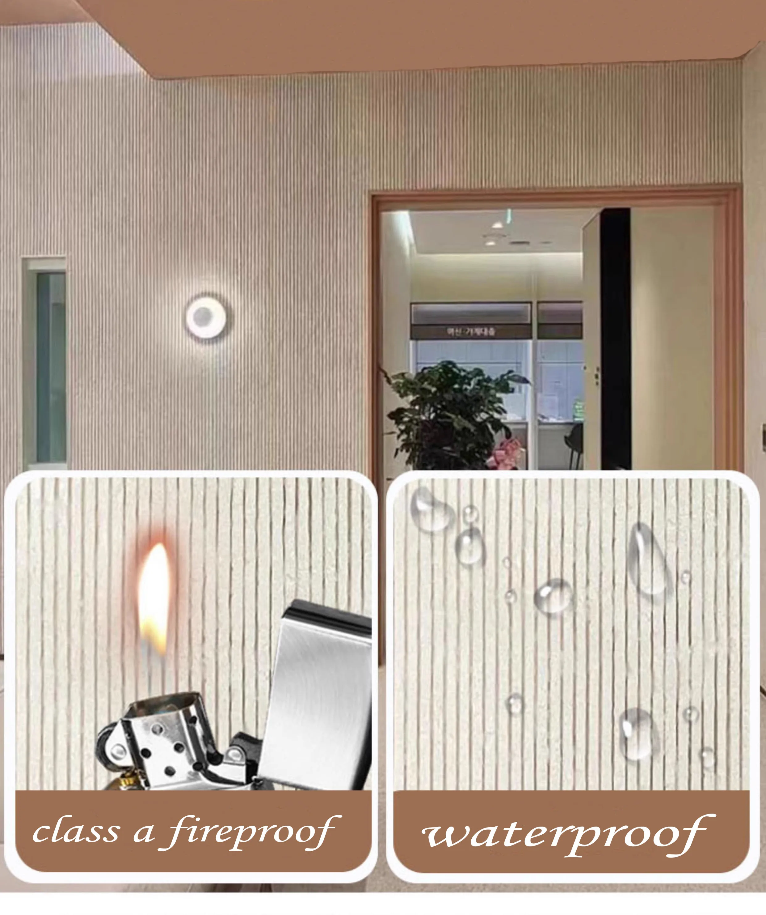 Modern Style Hotel Decoration Clay Material Fire Prevention Stone ...