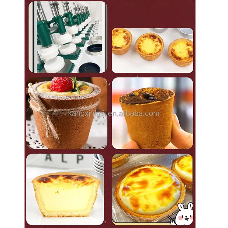 Mini Egg Tart Maker - High Productivity & Manual Operation