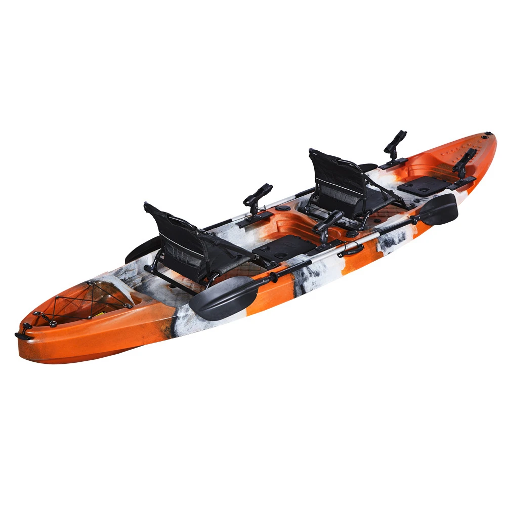 Outdoor One Piece Rotational Moulding Fishing Kayak 2 Personas Seater ...