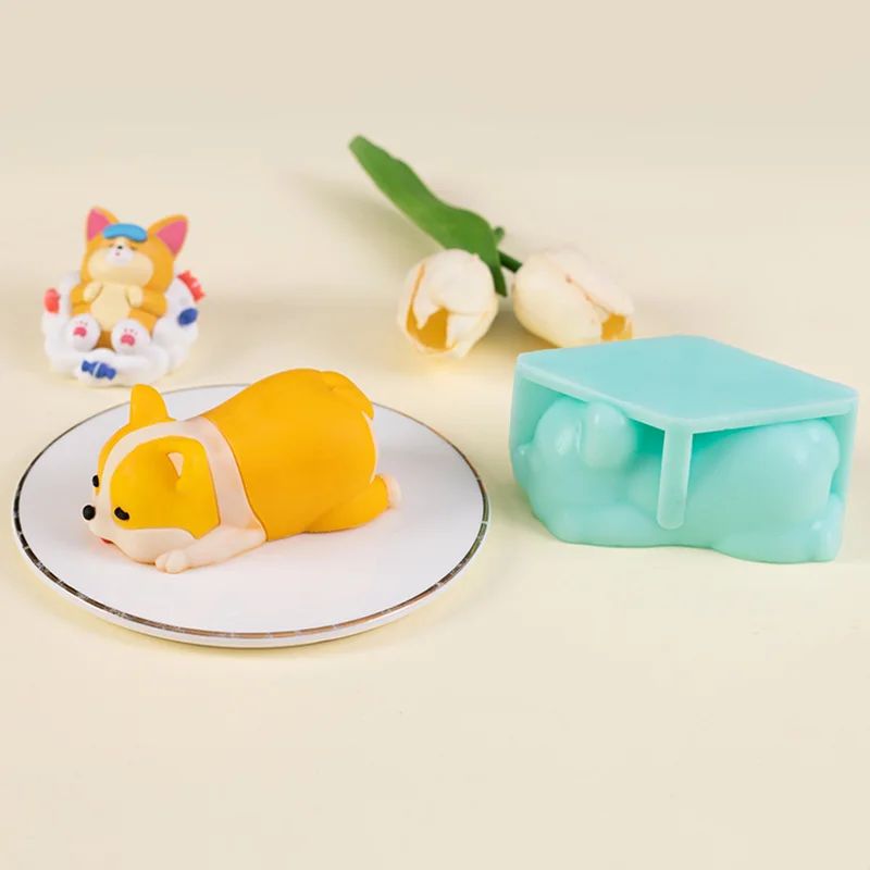 Cat Panna Cotta Corgi Dog Pudding Silicone Mold 3d For Rabbit Mousse Cake - Buy Silicone Mold 3d ...