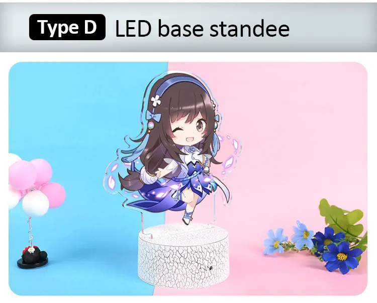 Figure Genshin Impact Clear Custom Acrylic Stand Model Plate Desk Decor ...