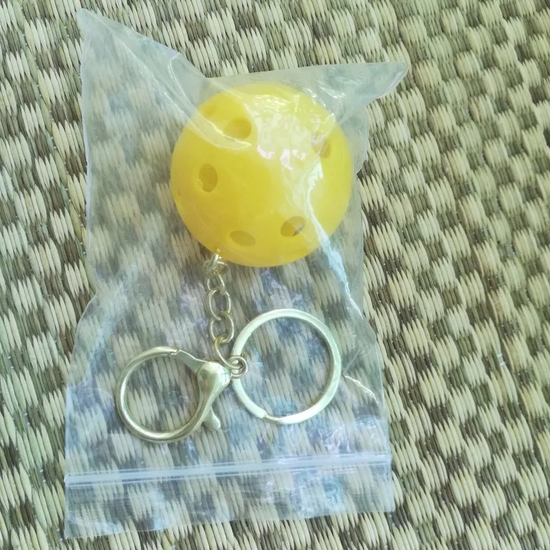 Custom Pickleball Bag Clip Keychain Charm Mini Pickleball - Buy Custom ...