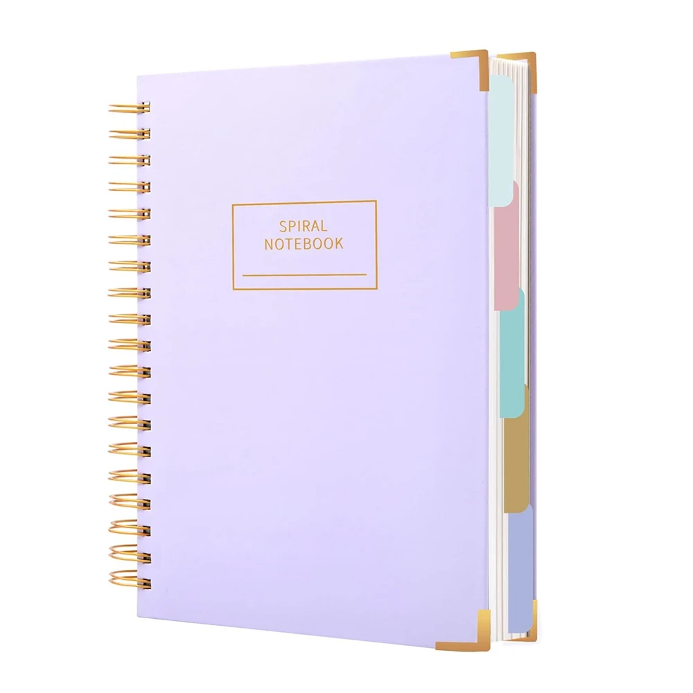 Custom Spiral Wire-O Binding Planners With Dividers Tabs| Alibaba.com