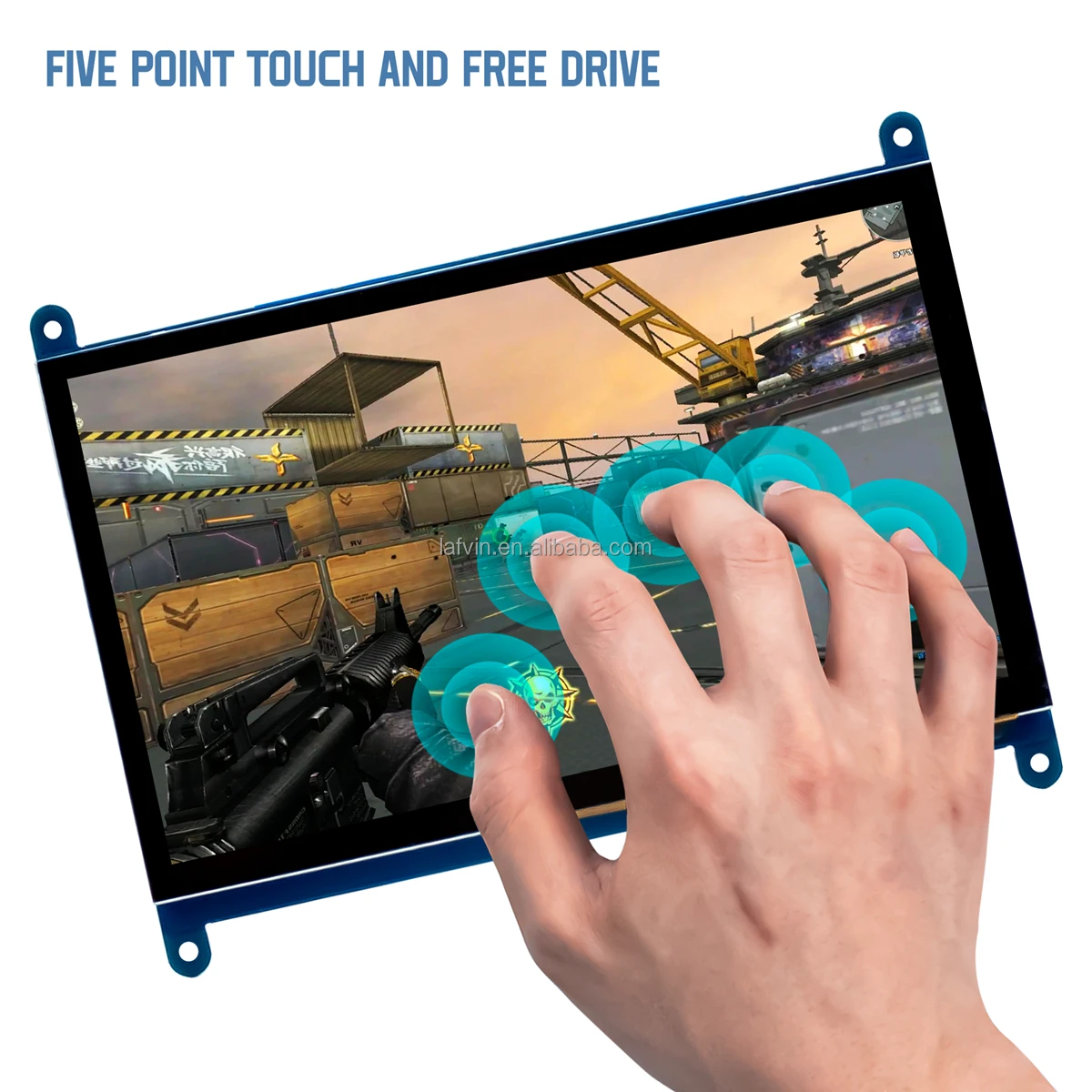 7 Inch Touch Display for Raspberry Pi 4 - 1024*600 IPS