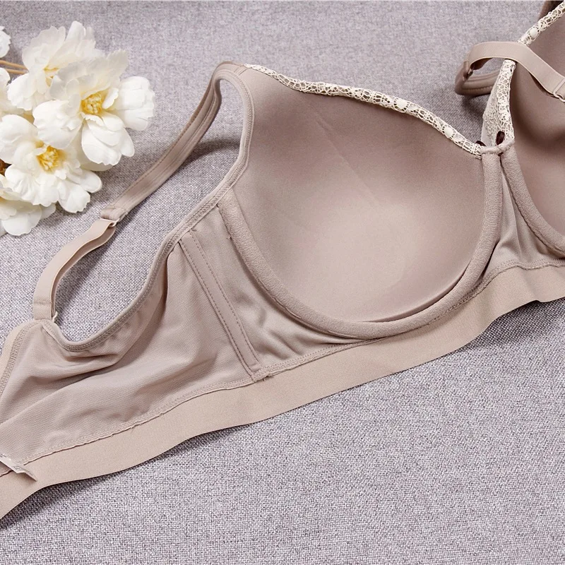 Full Cup Plus Size Bra Cup Thin Sponge Wide Shoulder Strap Light ...