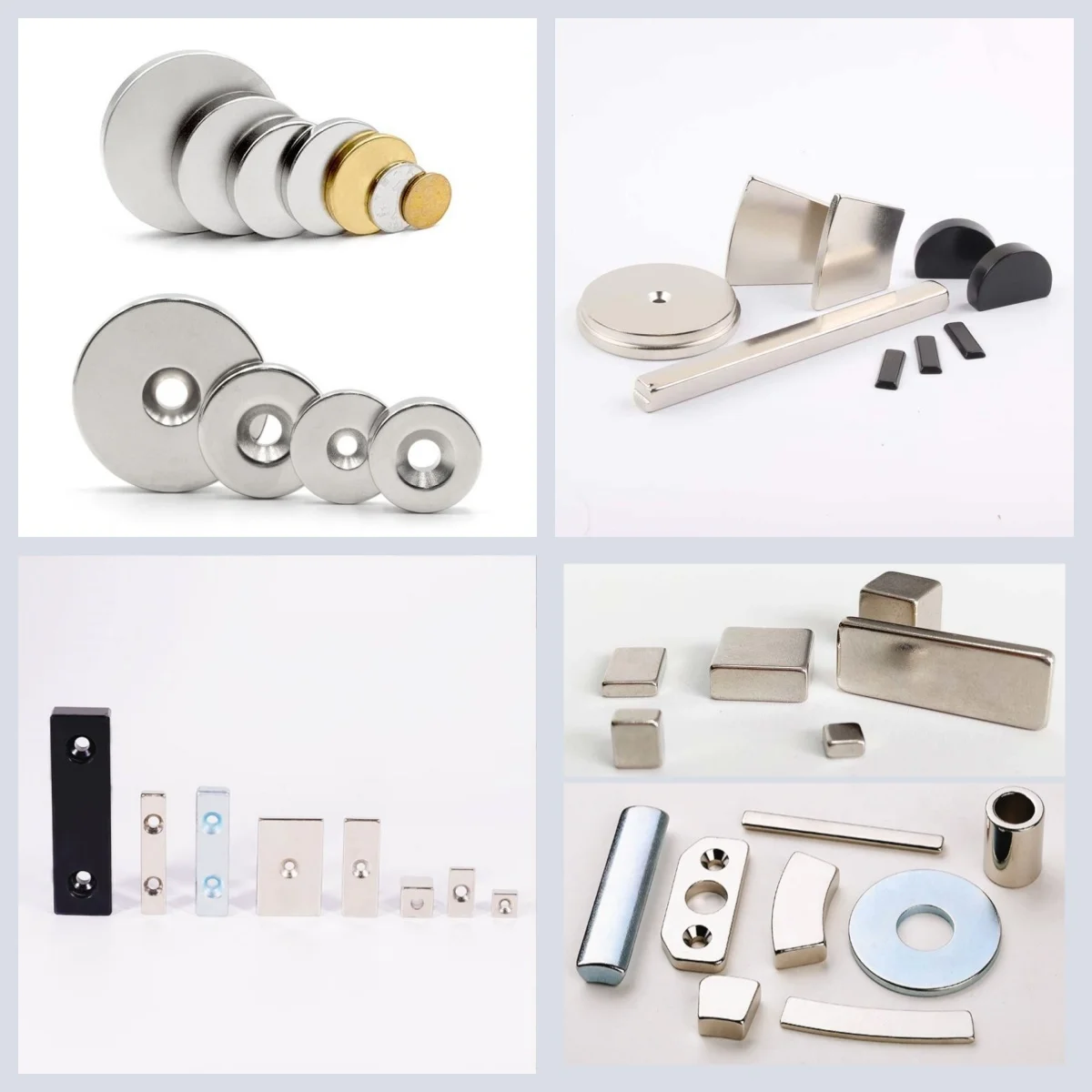 Magnetic Materials High Temperature Magnet Neodymium Segment Shape ...