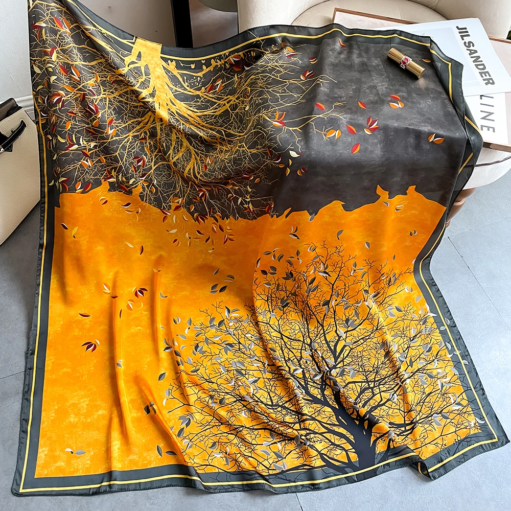 Imitation Silk Scarf - Versatile and Stylish Accessory