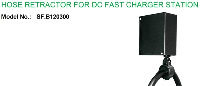 Dc Fast Ev Charger Cable Management System Ratchet Lock Stop Spring ...