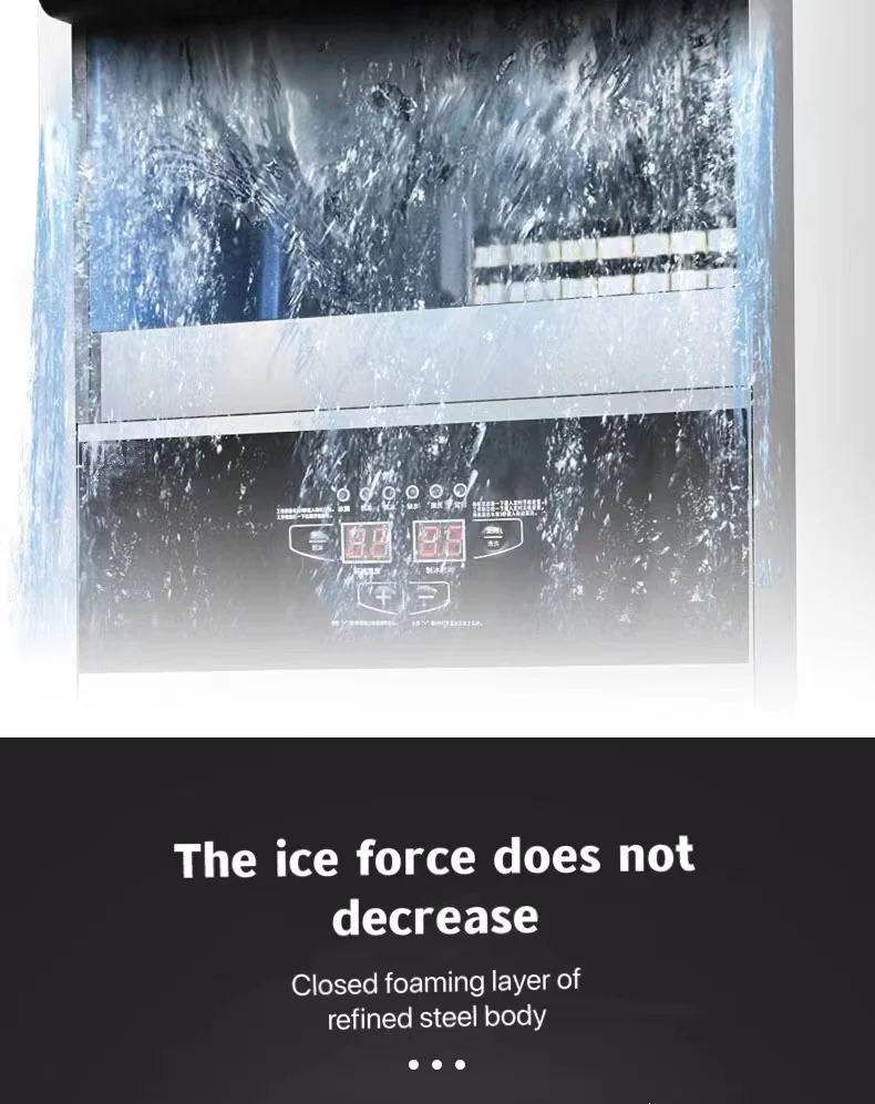 Solar Ice Maker Freezer Ice Cream Machine Maker Roll Soft