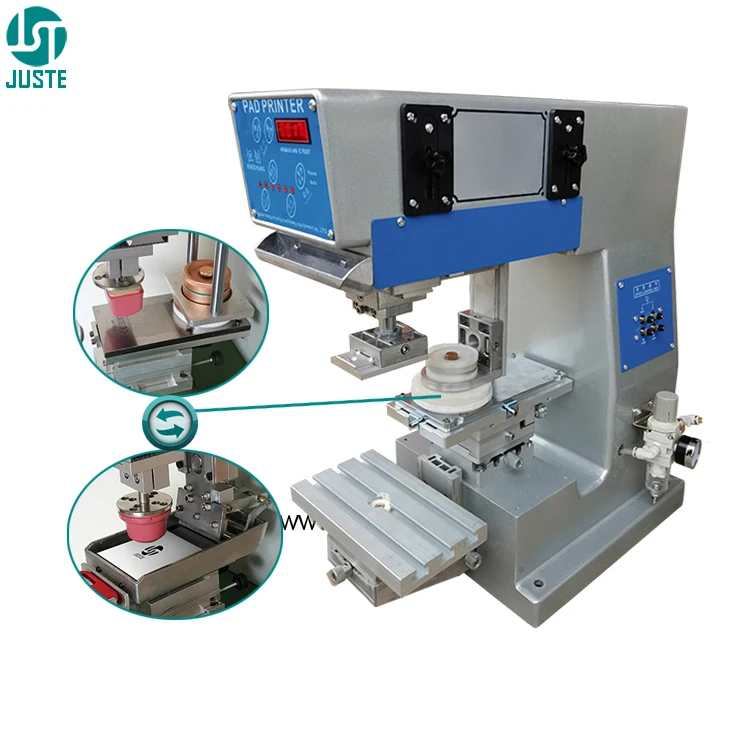 Closed Ink Cup Desktop Pad Printing Machine Mini 1 Single Color Table ...