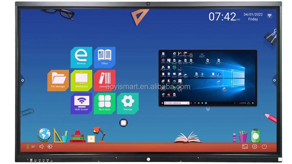 75 Inch Smart Board Whiteboard Whiteboard Interactive Led Screen ...