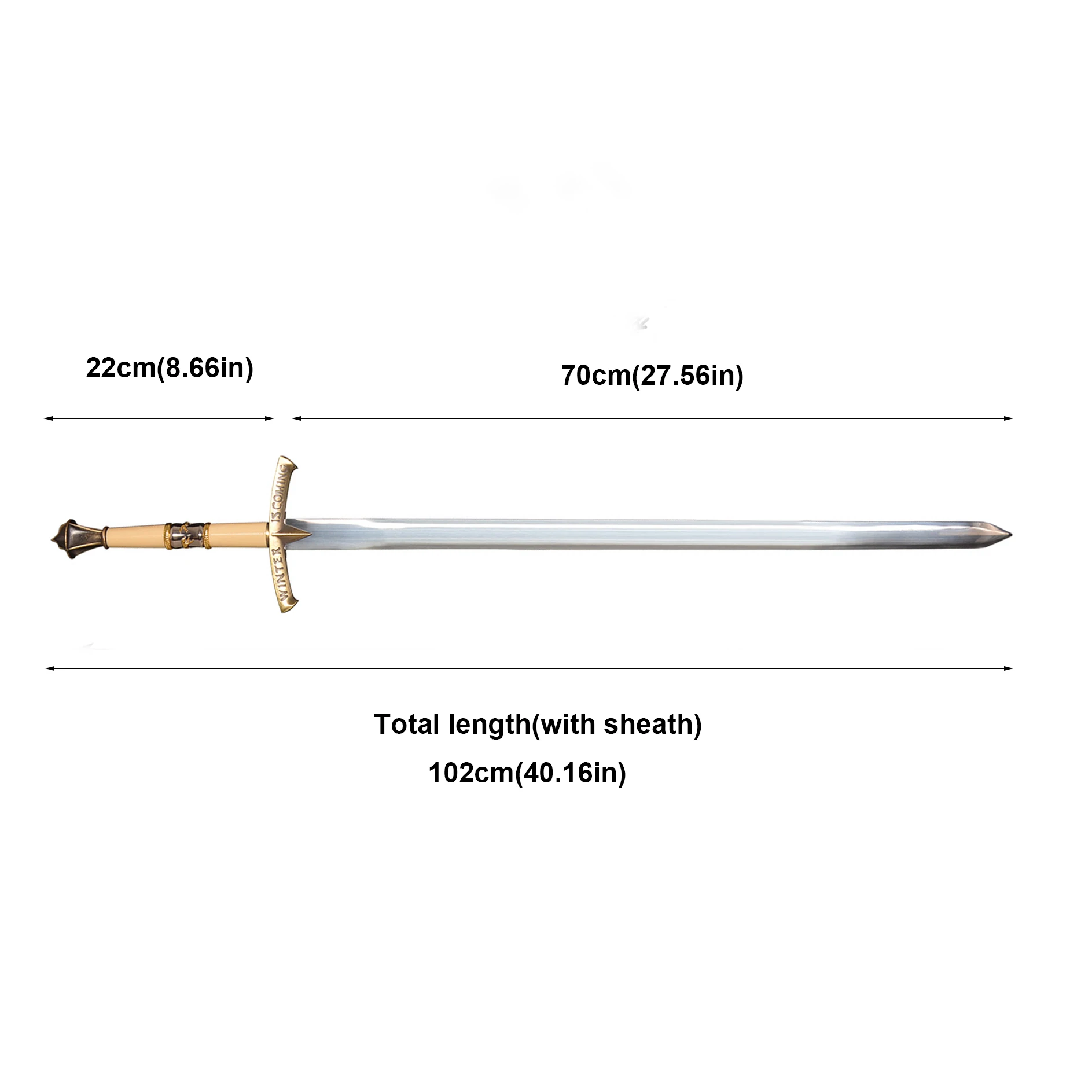 Hot Selling 102cm House Stark Game Thrones Sword Ice Greatsword For ...