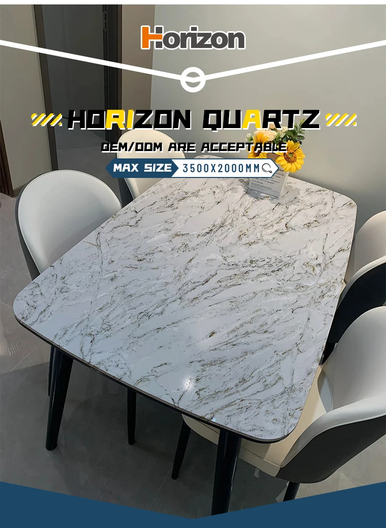 Horizon Kitchen Island Quartz Stone Countertop - Buy High Quality ...