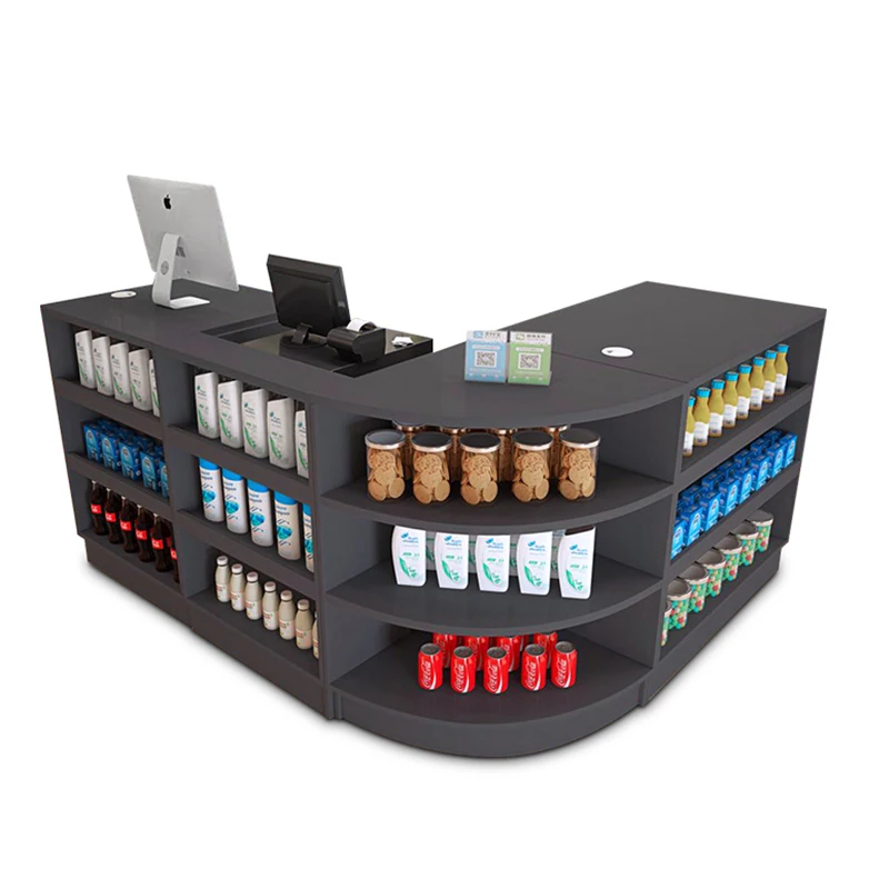 Grocery Cashier Checkout Counter Convenience Store Cash Table Dimension ...