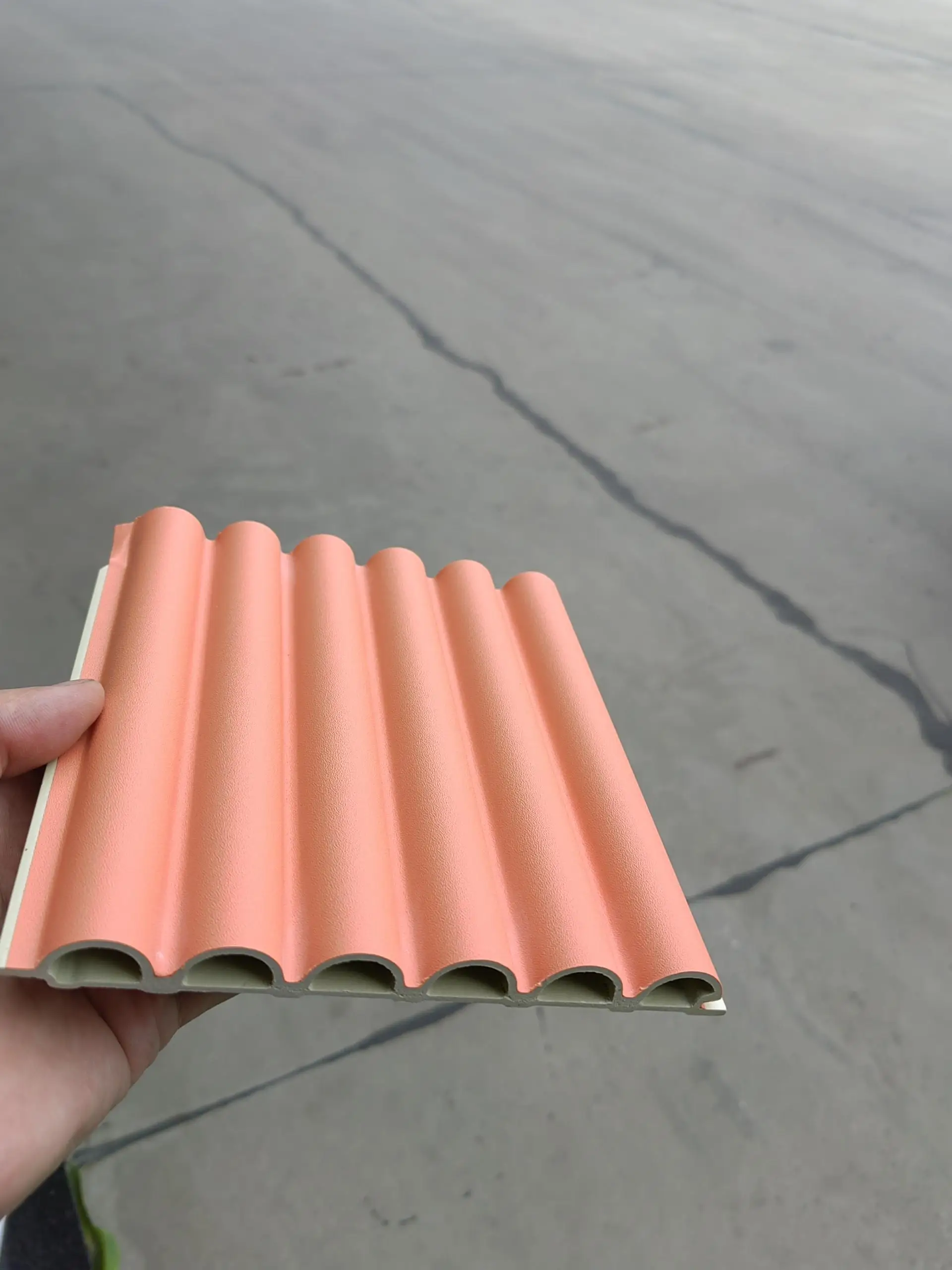 Popular Decorative Wpc Fluted Wall Panel Wpc Wall Cladding Wood Plastic ...