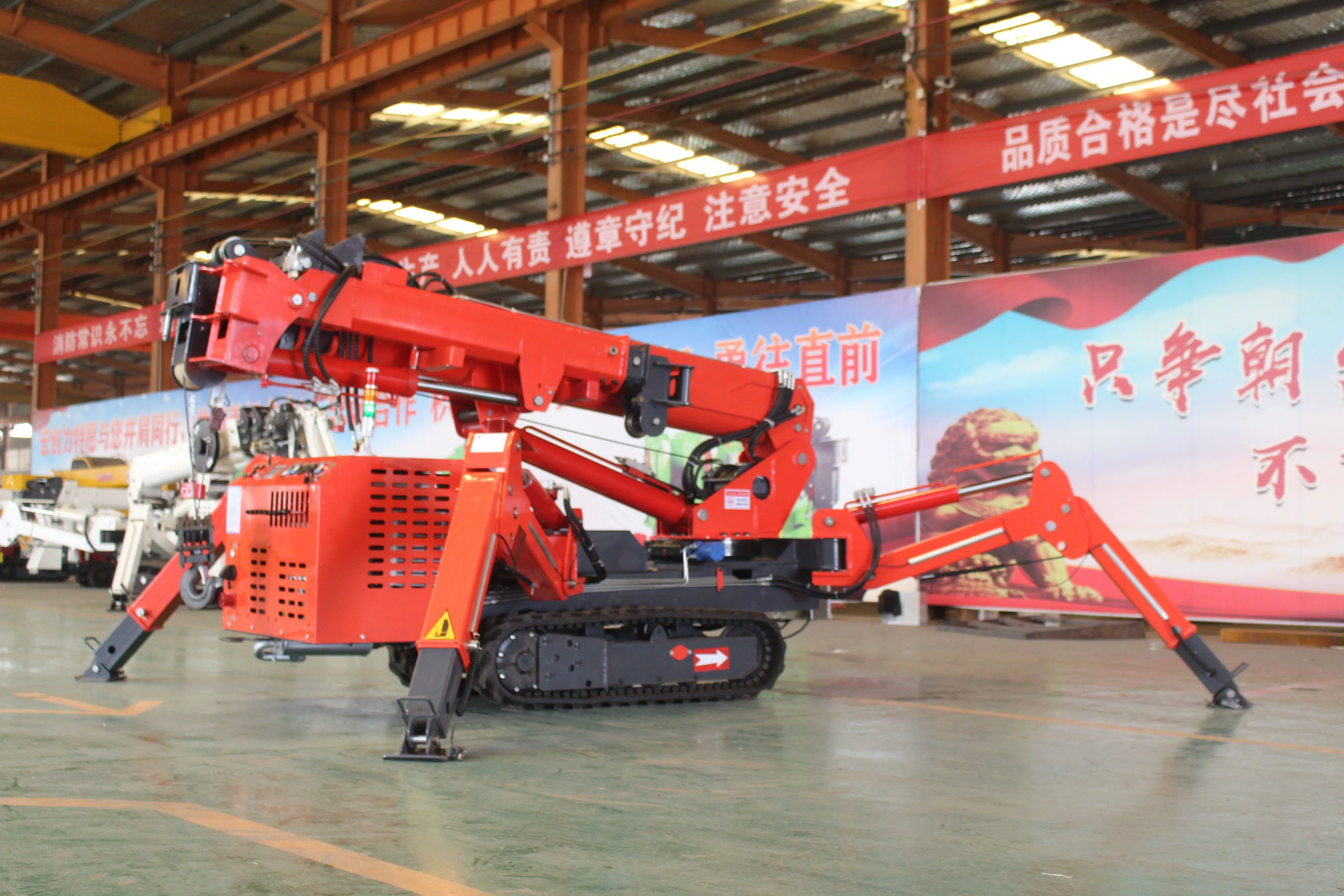 Mini Spider Crane 3 Ton - Foldable Lifting for Construction