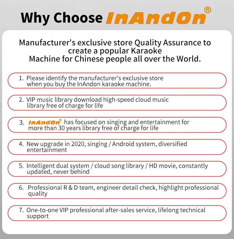 New Professional Inandon Karaoke Machine 4tb Wifi Machine Singing ...