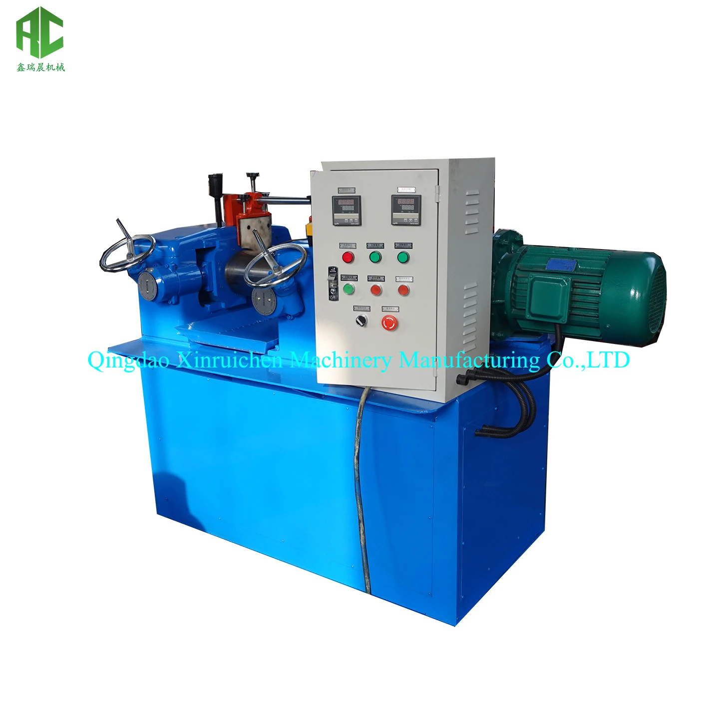 Laboratory PVC / Silicone Rubber Open Two Roll Mixing Mill Machine for ...