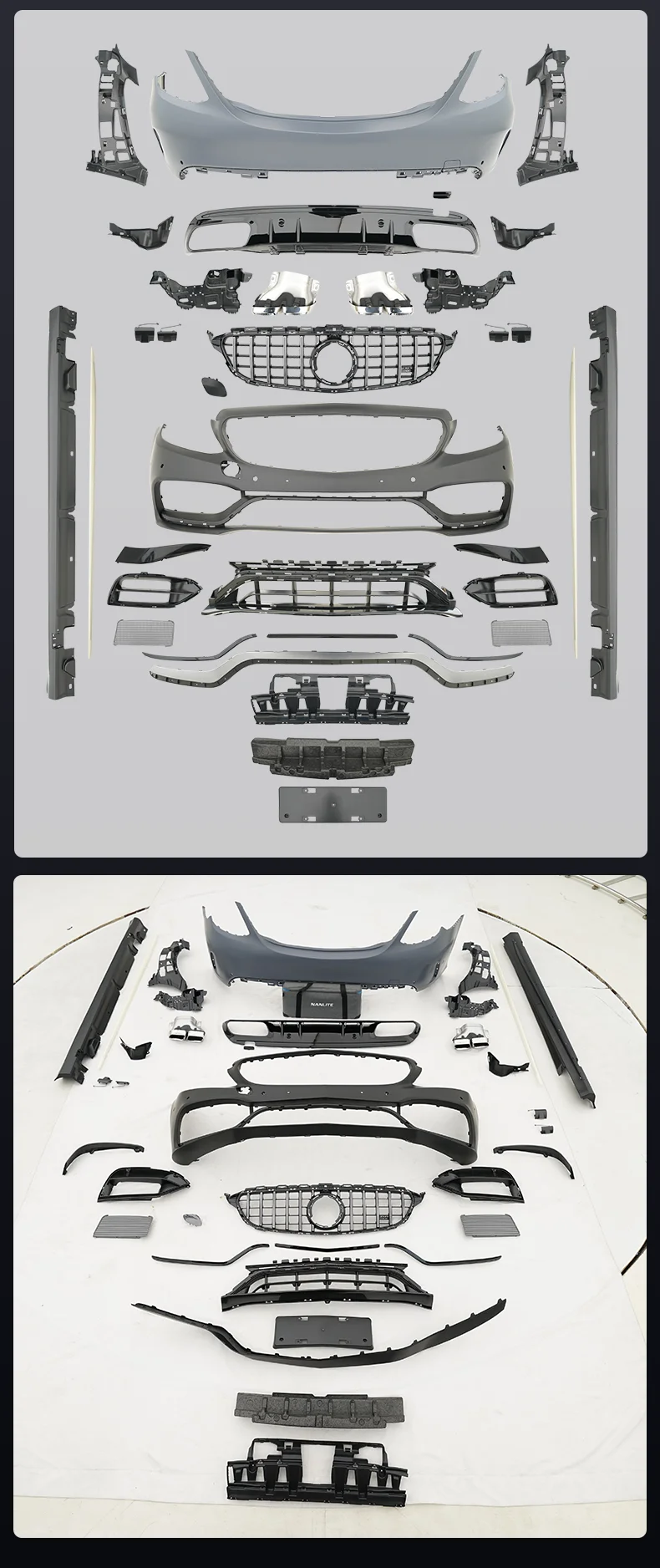 Mercedes C Classe Amg W205 C63 Body Kit For Mercedes-benz C Class Year ...