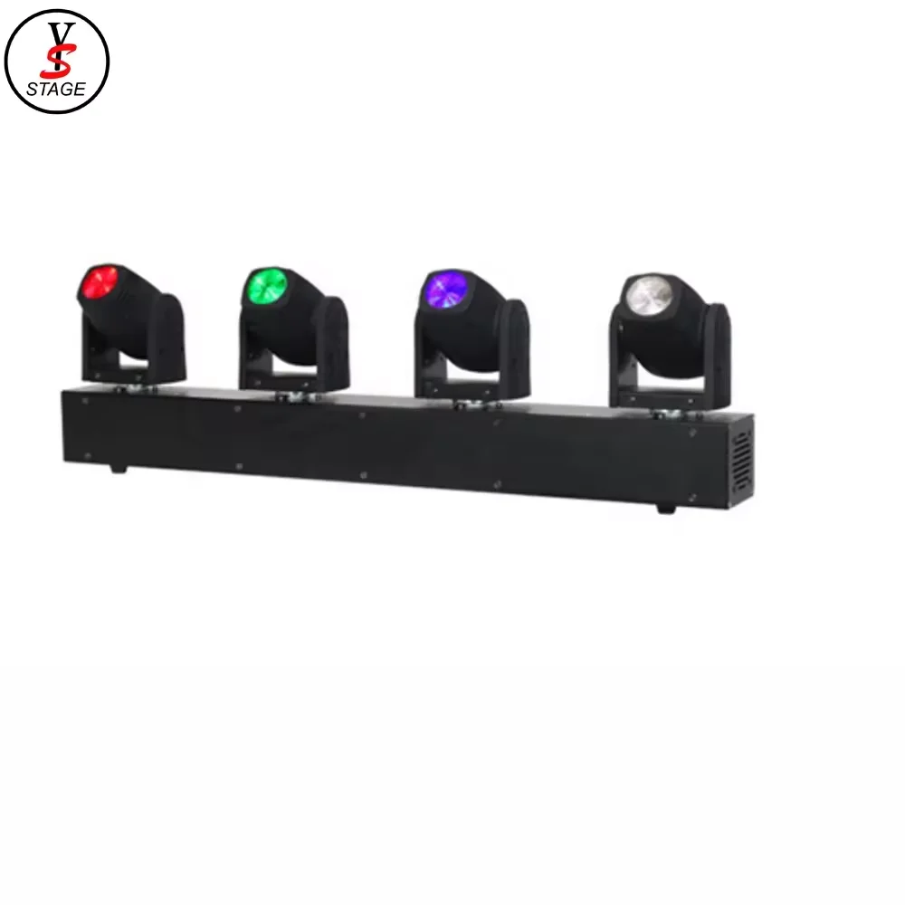 4 Head RGBW 4in1 LED Beam Moving Light for Stage Concert Show Theater ...