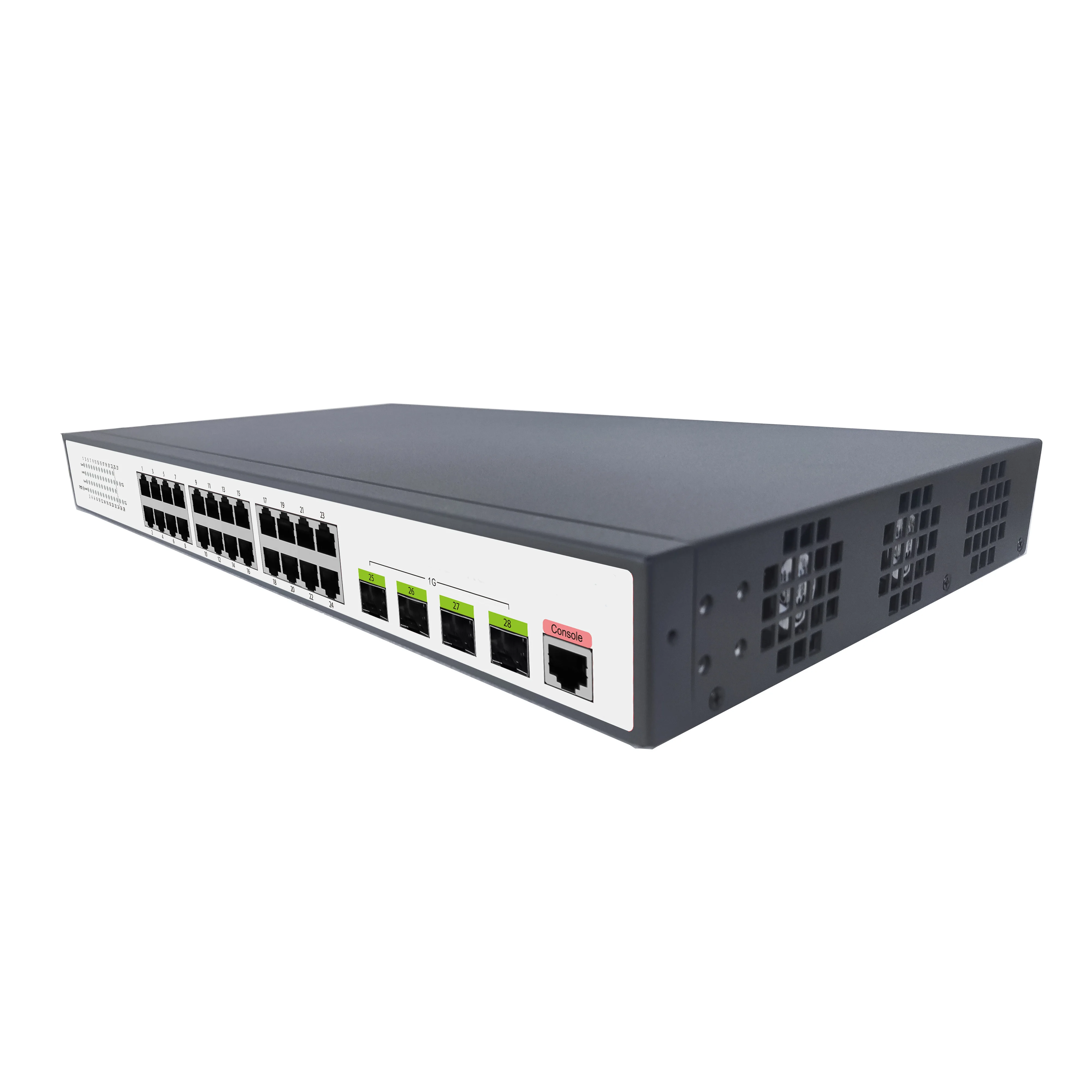 24-Port Gigabit Managed Network Switch with 4*1G SFP+ 1-Port Console ...