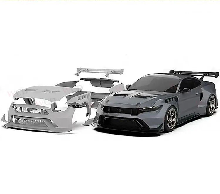GTD Style Wide Body Kit for Ford Mustang 2015-2017