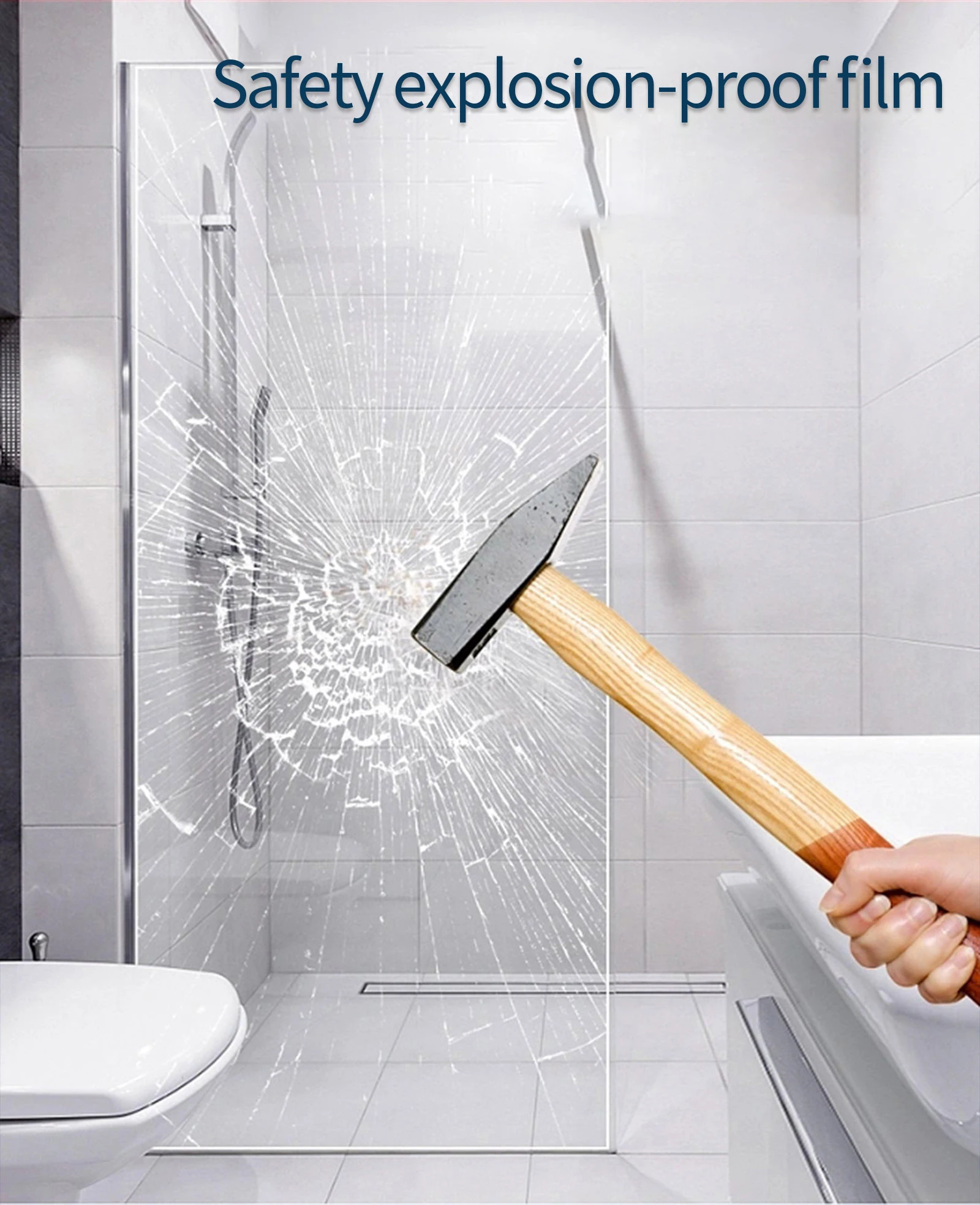 Explosion-proof Transparent 4mil 8mil 12mil Safety Security Film For ...