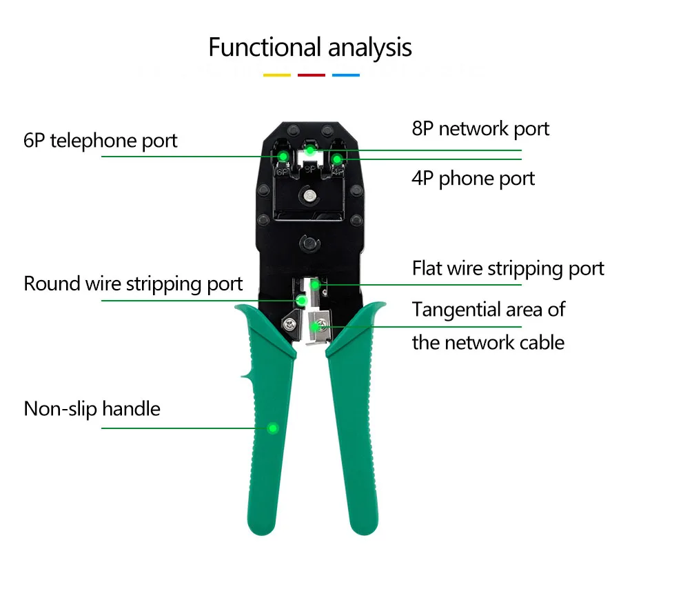 Ez Network Crimper Strips Network Cable Tester Screwdriver Set Carry ...